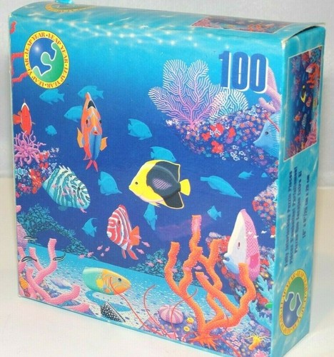 SALT WATER FISH TANK Clown Fish 100 pc Jigsaw Puzzle NEW SEALED LEAP ...