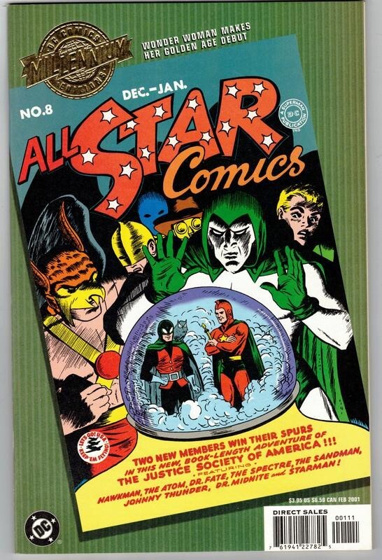 DC Millenium Editions All Star Comics winter issue 3 / Dec-Jan 8 ...