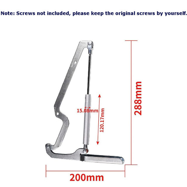 Piston Gas Strut 120N for Keter Hinge Store It Out Arc/Max/Ace Storage ...