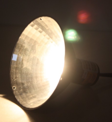 Reflector Light Halogen Dome Lamp 4.25X4" Black | eBay