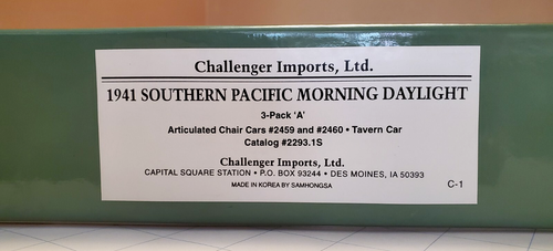 Challenger Imports SP 1941 Morning Daylight 3-Pack "A" - Catalog #2293 ...