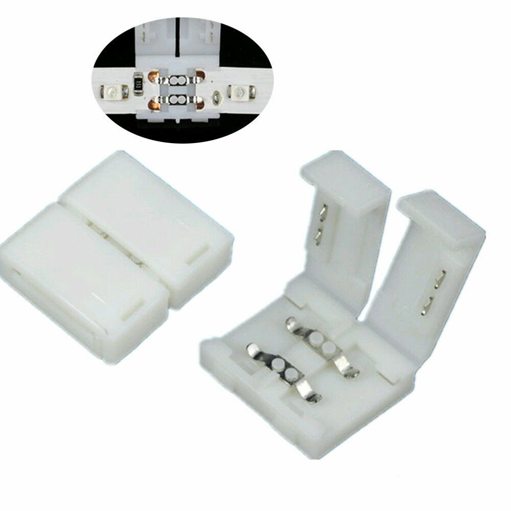 5pcs 10mm 2-Pin Double End Connector Clips for 5050 5630 LED Strip ...