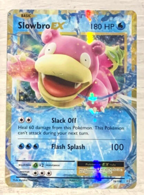 Pokemon Slowbro EX Ultra Rare Holo Card Pokemon Evolutions NM-MT | eBay