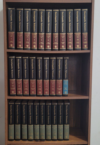 Encyclopedia Britannica Knowledge in Depth 1979 Full Set Padded Leather ...