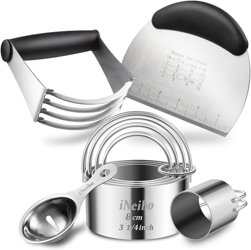 Professional Baking Tools Biscuit Cutter Set Dough Blender/Cutter round ...