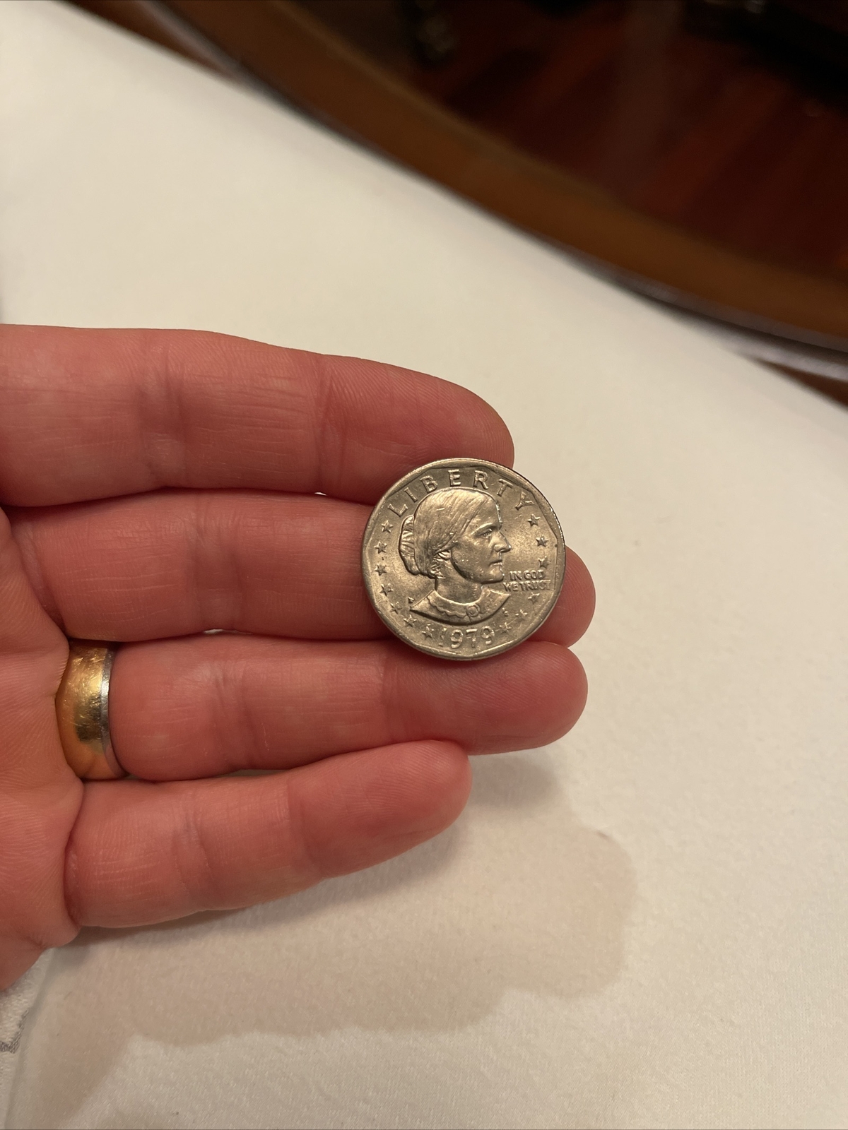 1979-P Susan B. Anthony $1 One Dollar Coin Rare Rim Strike Error | eBay