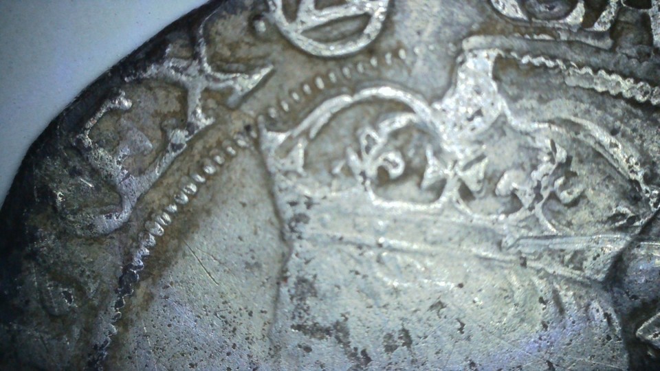 ENGLAND Charles I 1641-3 Shilling Triangle in Circle Mint Mark House of ...