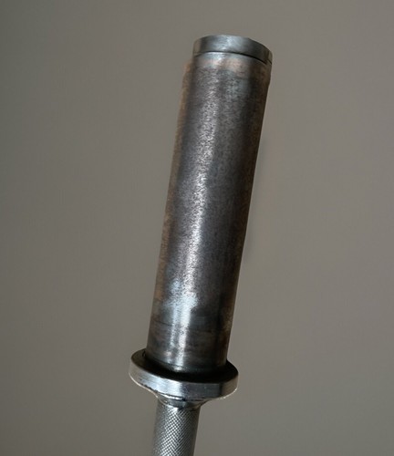 Old School 20LB Olympic-Style Weight Bar w/ Clamps & Adapters! 💪🔥 | eBay