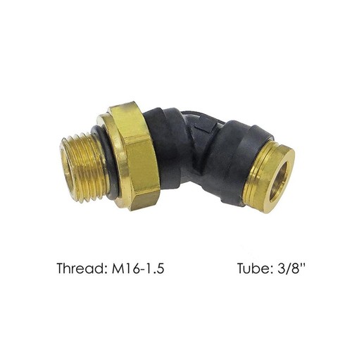 PLC 45 DEG SWL M Elbow DOT 3/8in X M16 177.12C746M16 Q379PTCRH6MA16 23 ...