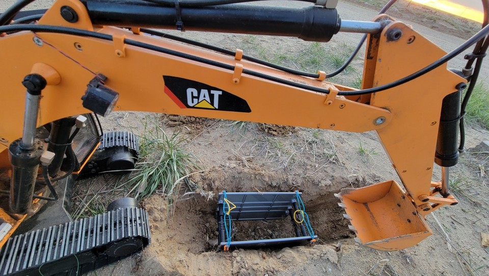1/14 Construction Trench Shoring Shield HUINA Loader Excavator | eBay