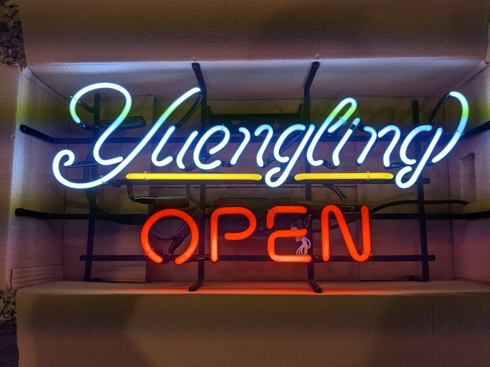 Yuengling Beer Open 20"x16" Neon Lamp Light Sign Bar Pub Open Wall ...