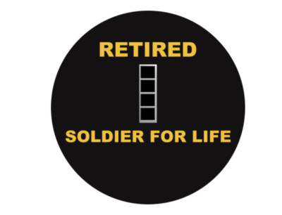 4" us military army cw4 chief warrant officer retired sticker decal usa ...