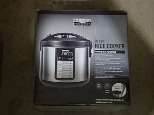 Bella PRO- 20-Cup Digital Rice Cooker | eBay