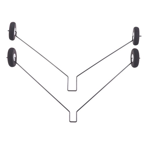 2mm Steel Wire Landing Gear RC Aircraft Fixed Wing Glider Model Wheel ...