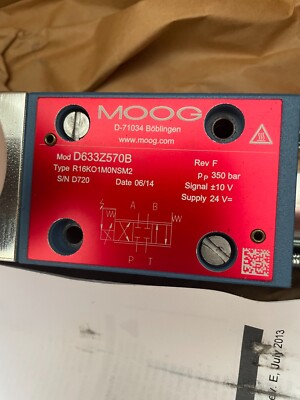 Moog D633 Valve R16KO1M0NSM2 | eBay