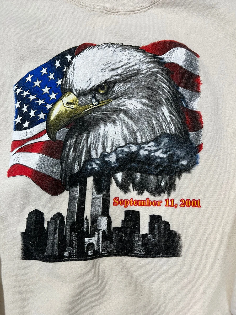 American Flag Eagle Crying