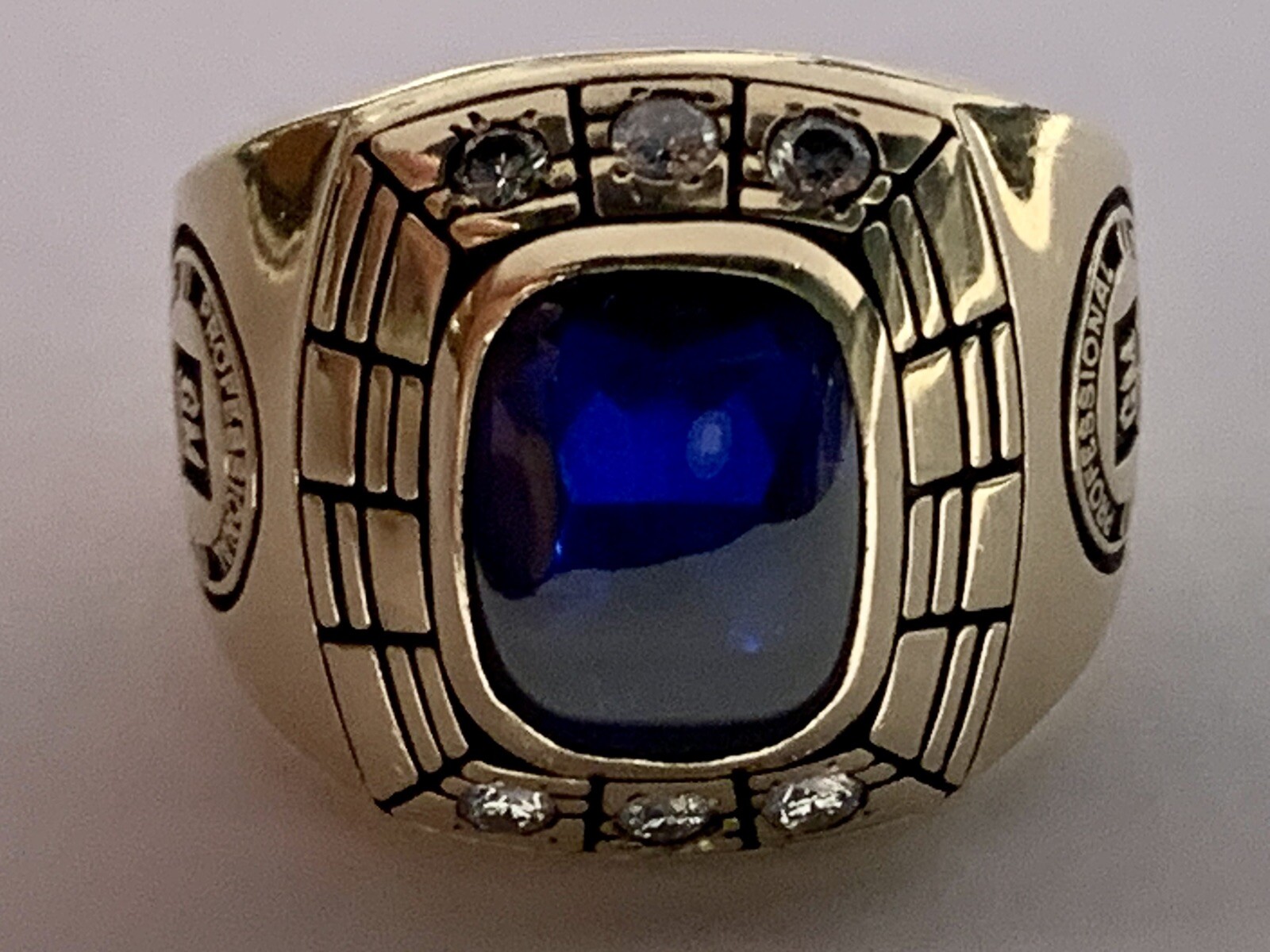 10K Gold General Motors Professional Service Guild Men's Estate Ring ...