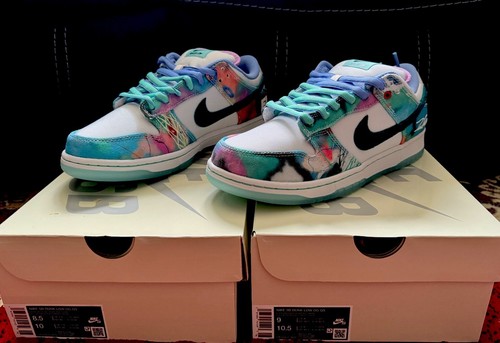 Size UK8 US9 EU42,5 - Nike Futura Laboratories x Dunk SB Low Bleached ...