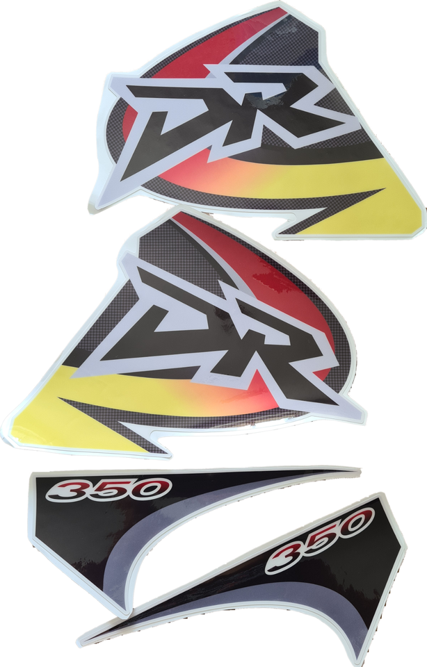 Decals stickers graphics SUZUKI DR 350 DR350 1999 yellow motorcycle ...