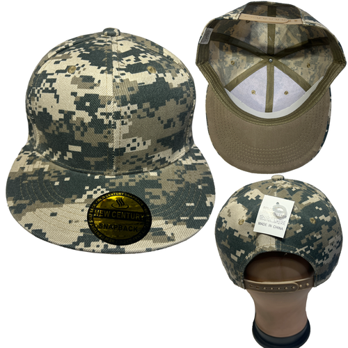 Plain Blank QR code camouflage Snapback Adjustable Baseball Cap Hats ...