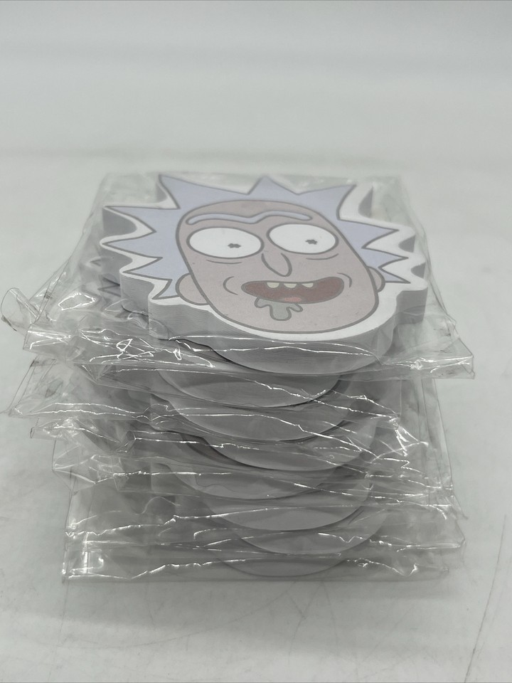 8 Rick and Morty Hot Topic Exclusive Rick's Head Sticky Notes New | eBay