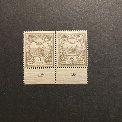 Hungary Magyar Kir Posta 6 Filler Stamp Mint MNH 1913 | eBay