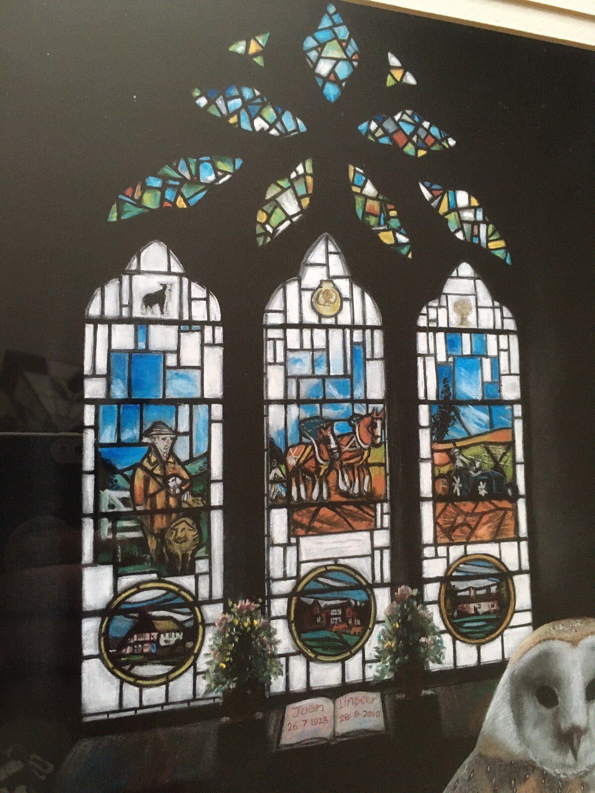 Farmers Window and “George” Southwater Sussex Print by David Cleverley ...