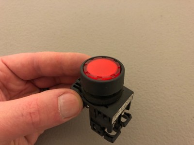 USED FUJI RED ILLUMINATED PUSH BUTTON AR22F0L E4 | eBay