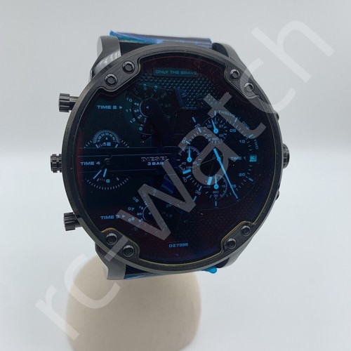 Diesel DZ7395 Mr.Daddy 2.0 Chronograph Black Stainless Steel Strap Men ...