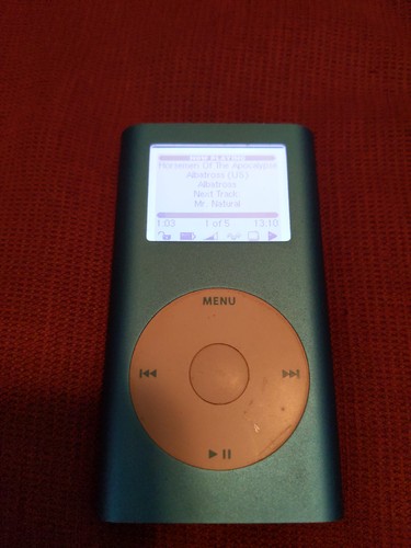 Ipod Mini Blue 4GB with **Rockbox audiophile software installed** | eBay