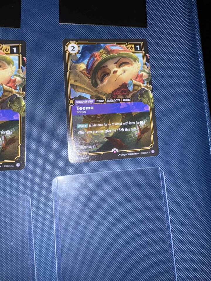 Riftbound Teemo Promo Card 197/298 League of Legends TCG English NM | eBay