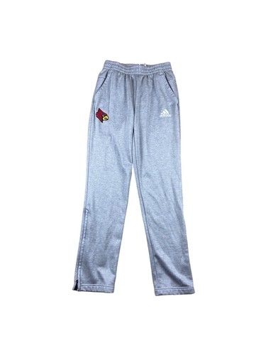 University Of Louisville Cardinals Adidas ClimaWarm Gray Sweatpants ...