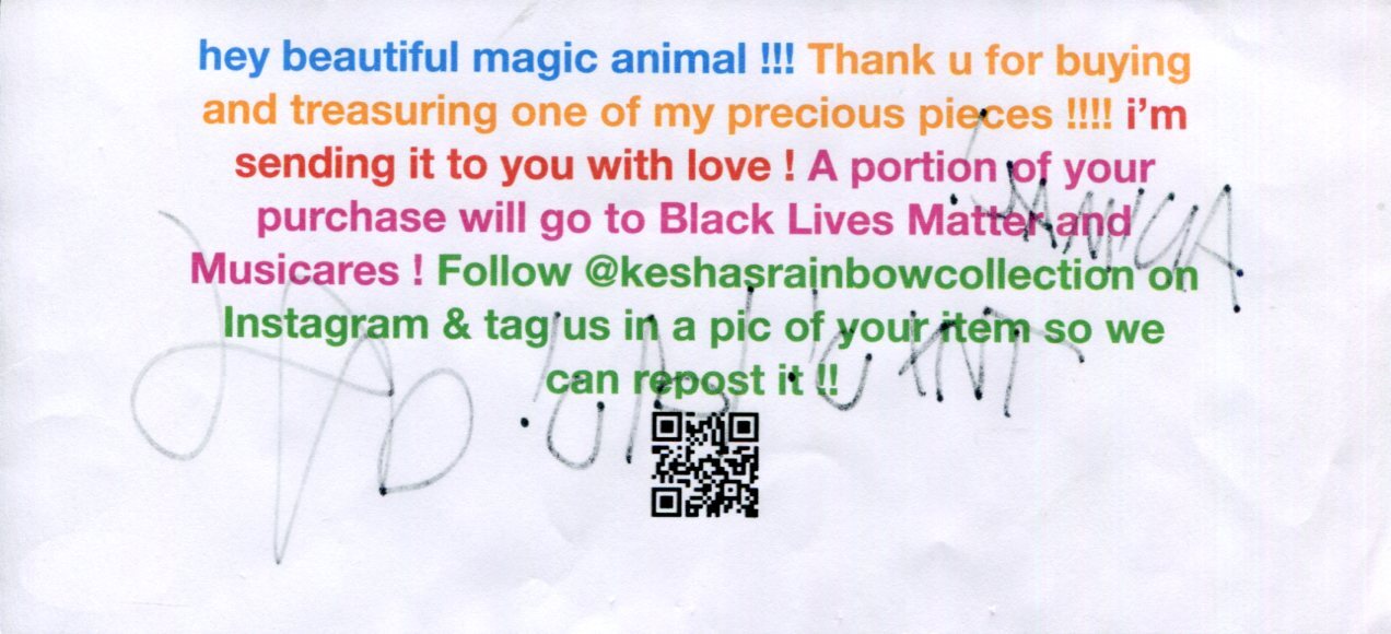 Kesha Tik Tok Timber Your Love Is My Drug Singer Sexy Signed Autograph Note JSA | eBay