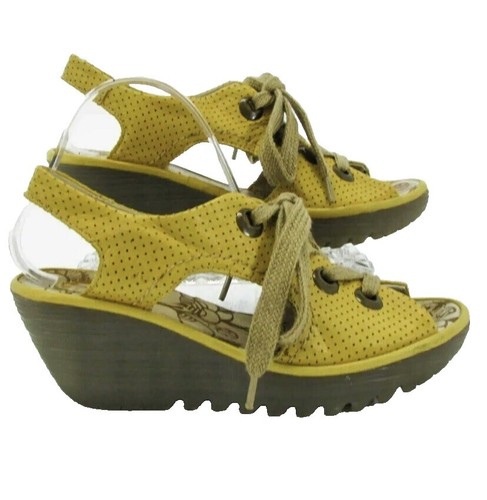 Fly London Womens GOIL222FLY Slip-on Ballets - Devil Red/ Yellow