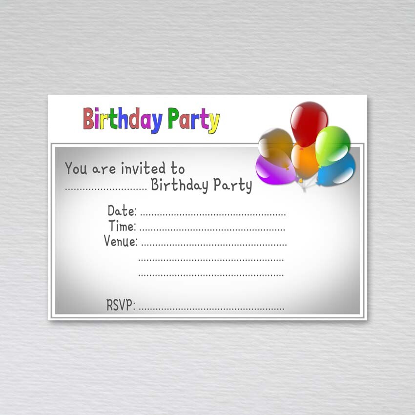 Blank Birthday Invitations Printable Party Pool Party Swimming