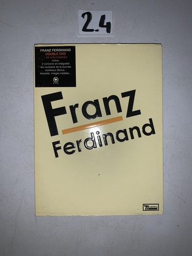 Double DVD - Franz Ferdinand - Concerts Live | eBay