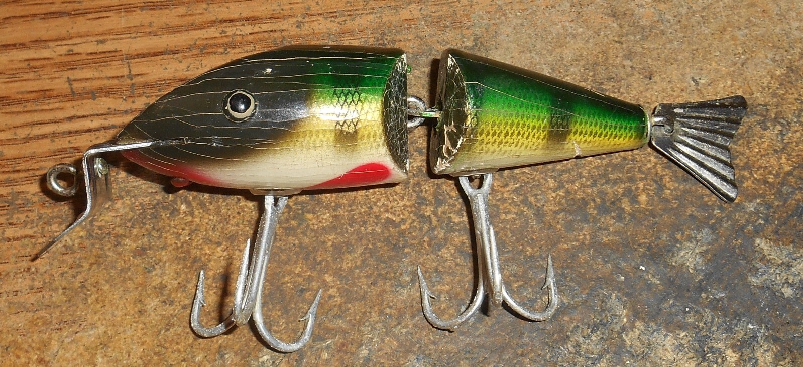 VINTAGE CREEK CHUB #2401 WIGGLE FISH IN PERCH/TOUGH LURE! | eBay