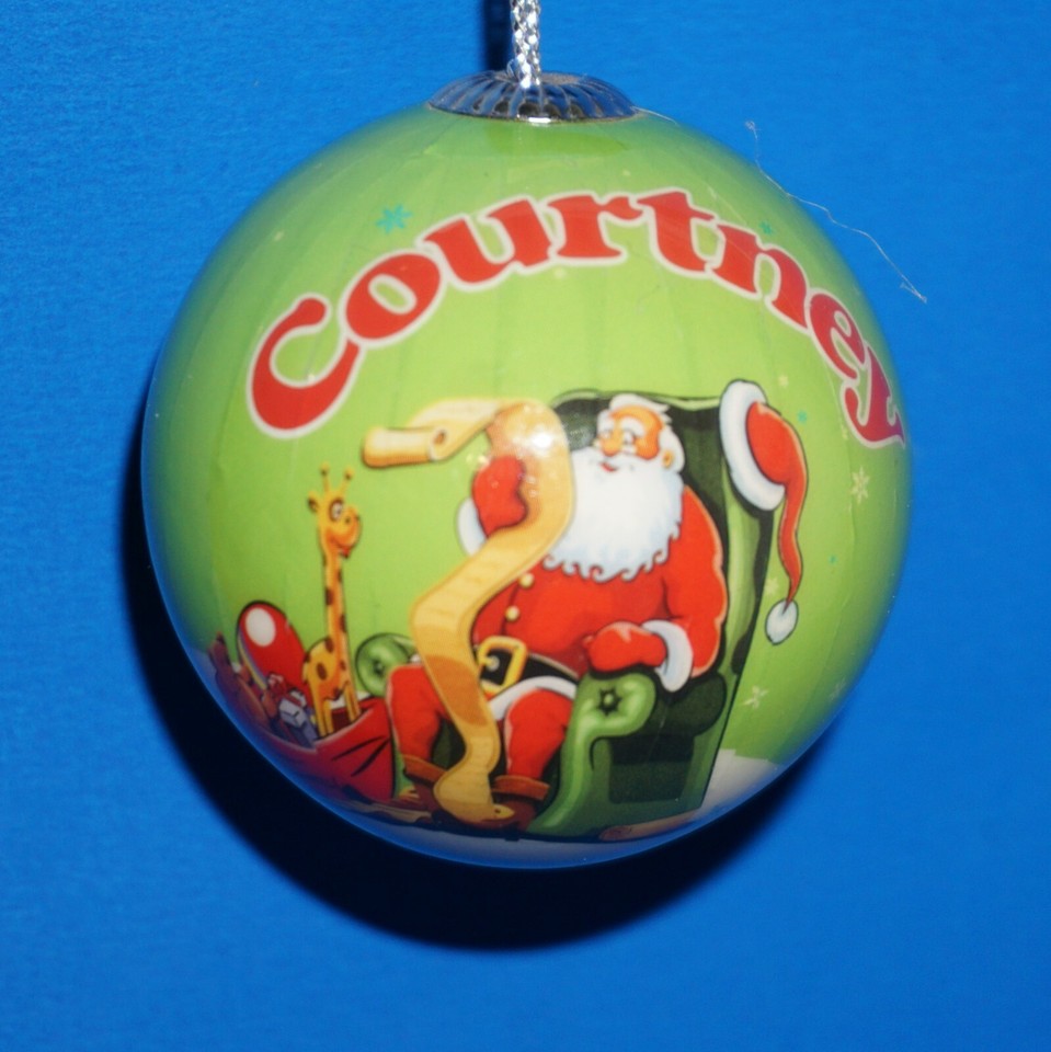 Christmas Ornament Ball Personalized The Name People Many Colors Pick ...