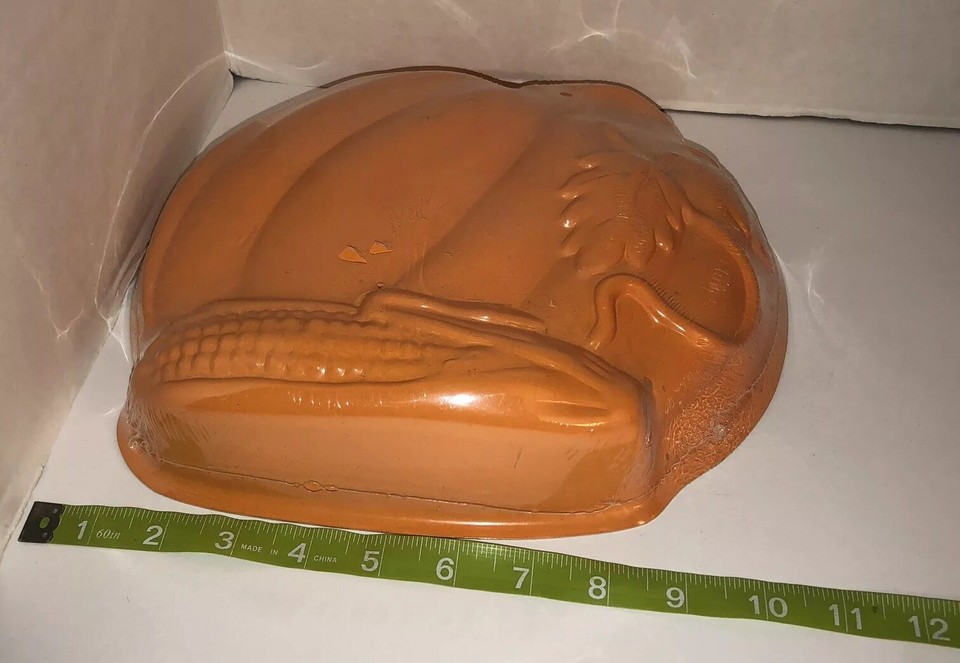 VTG Nordic Ware Harvest Baking Pan 30792 Pumpkin Thanksgiving Cake New ...