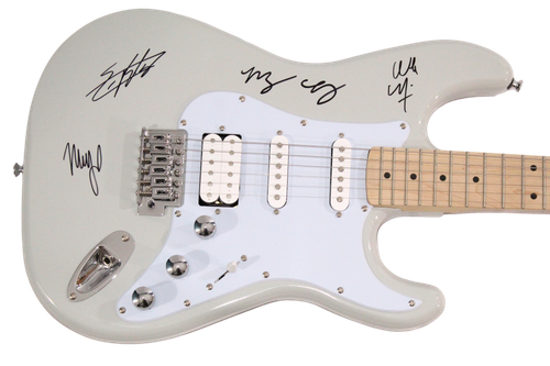 Rebelution Band Signed Autograph Electric Guitar - Eric Rachmany +3 w ...