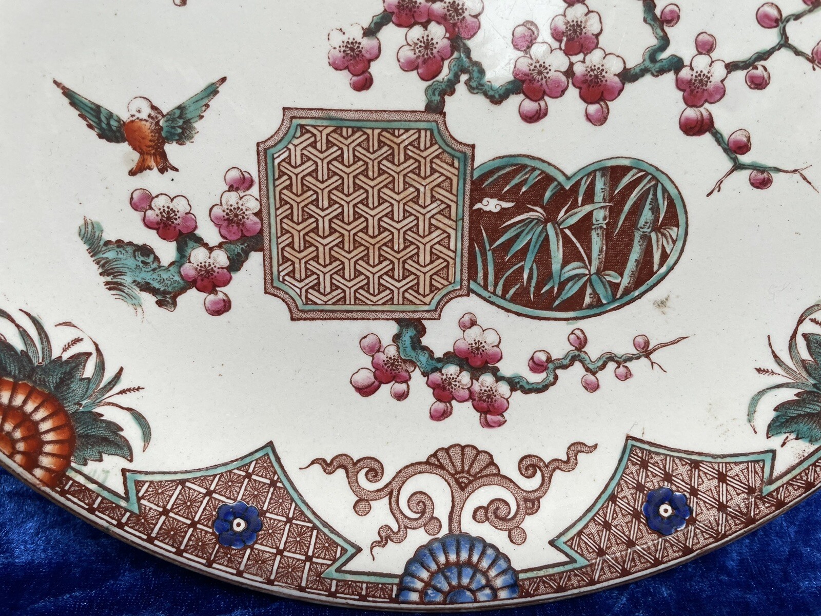 Rare Antique THOMAS FURNIVAL 'FORMOSA' Aesthetic Movement 9 3/4'' Plate ...