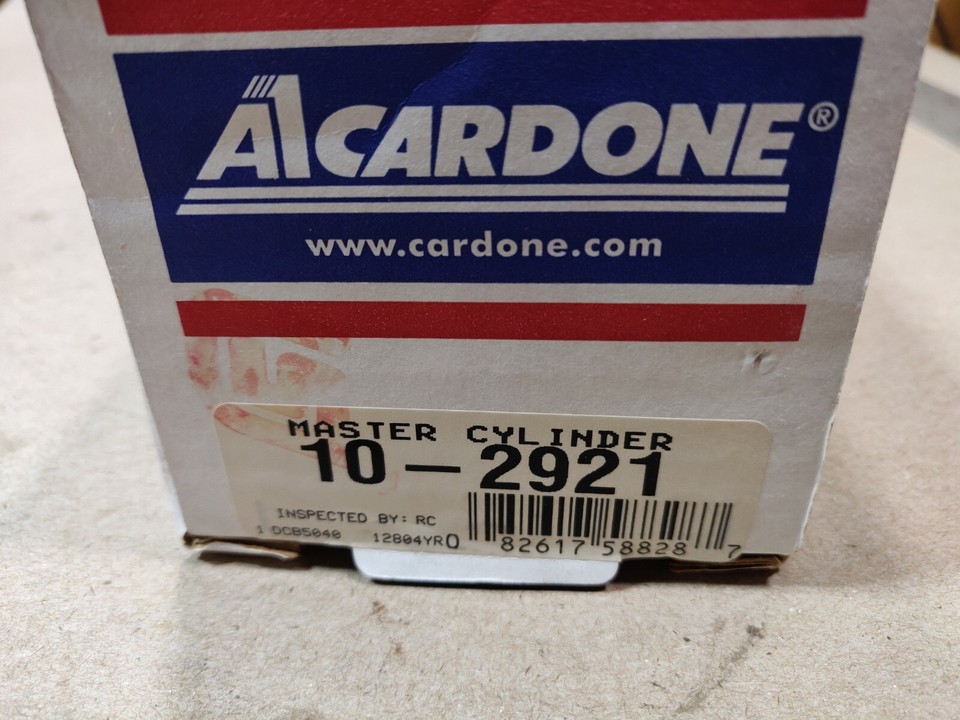 A1 Cardone 10-2921 Brake Master Cylinder | eBay
