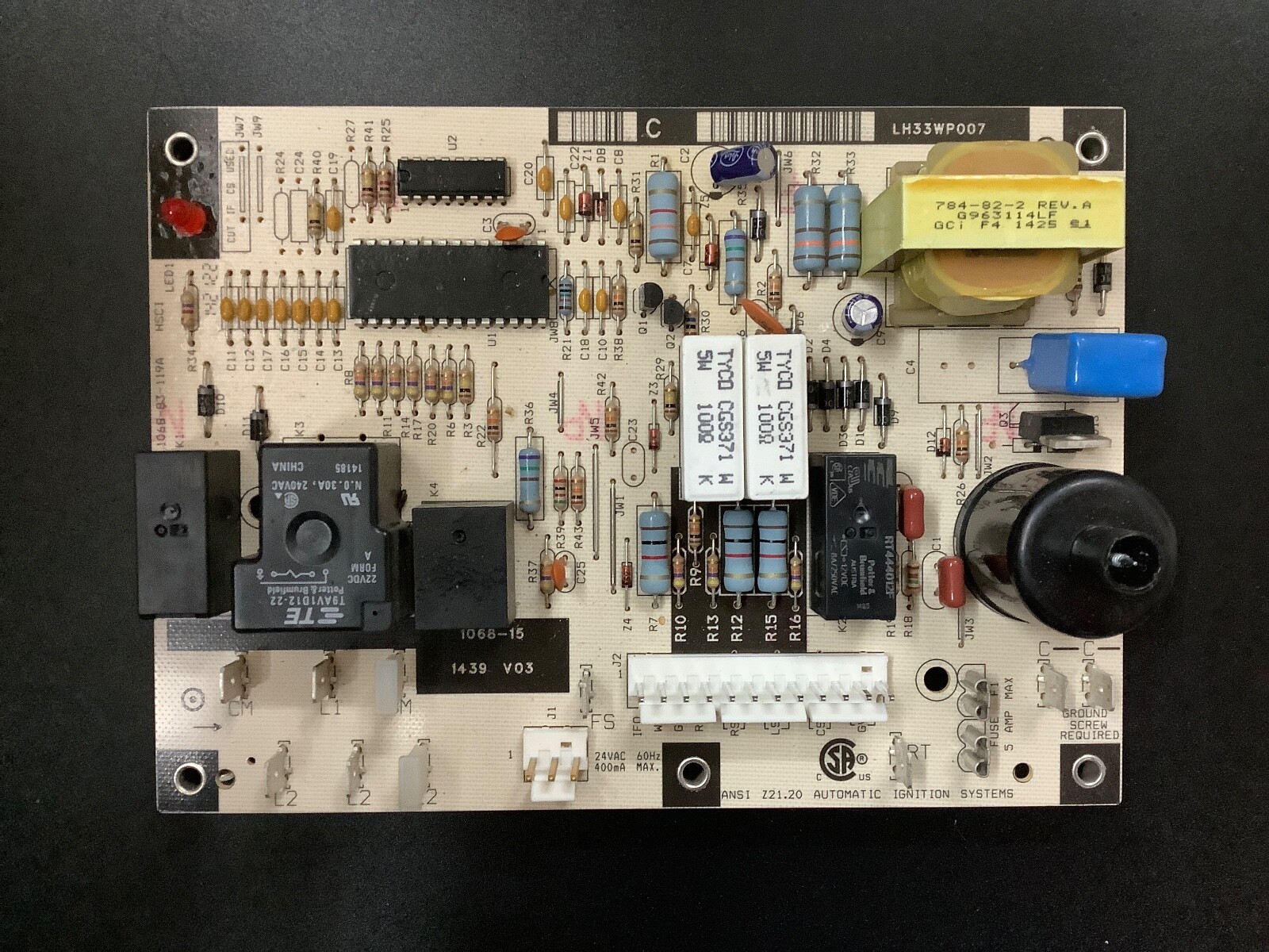 90-DAY WARRANTY - LH33WP007 Furnace control board for Carrier Bryant ...