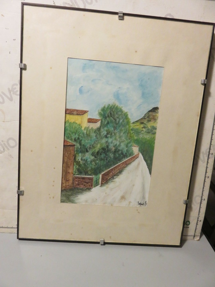 Beautiful Picture 34X44 Cm Painted Landscape Signed 1971 | eBay UK