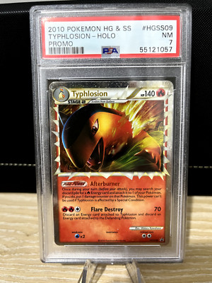 PSA 7 - Typhlosion - Heart Gold & Soul Silver Promo #HGSS09 - Holo ...