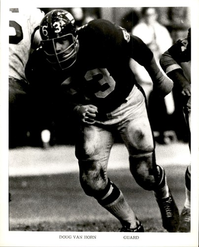 PF45 Original Photo DOUG VAN HORN 1968-79 NEW YORK GIANTS GUARD NFL ...