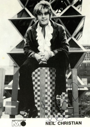 NEIL CHRISTIAN : signed (!) promotion card , Germany VOGUE 1969 | eBay.de