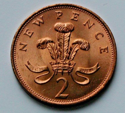 1980 UK (British) Elizabeth II Coin - 2 Pence (2p) - AU++ lustre | eBay