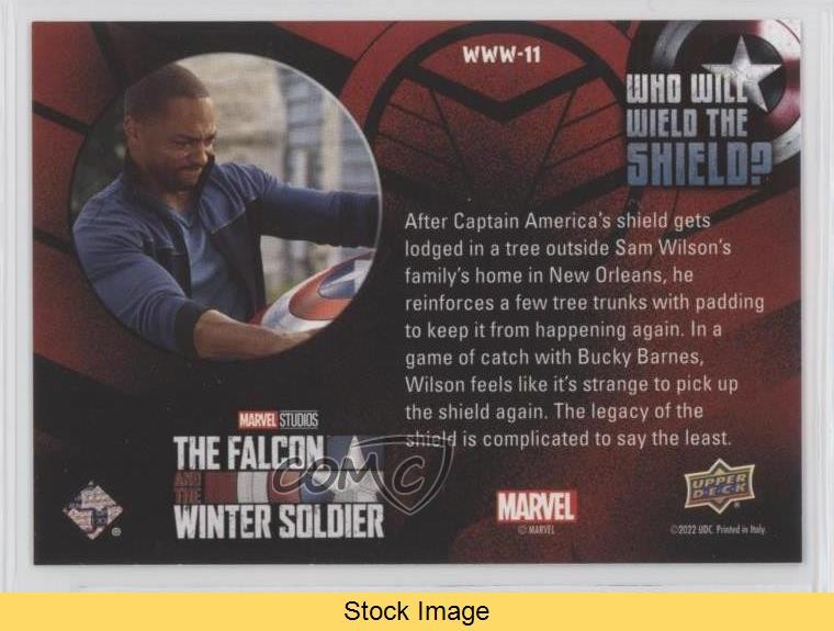 2022 Marvel Studios' The Falcon and Winter Soldier Red #WWW-11 Shield ...