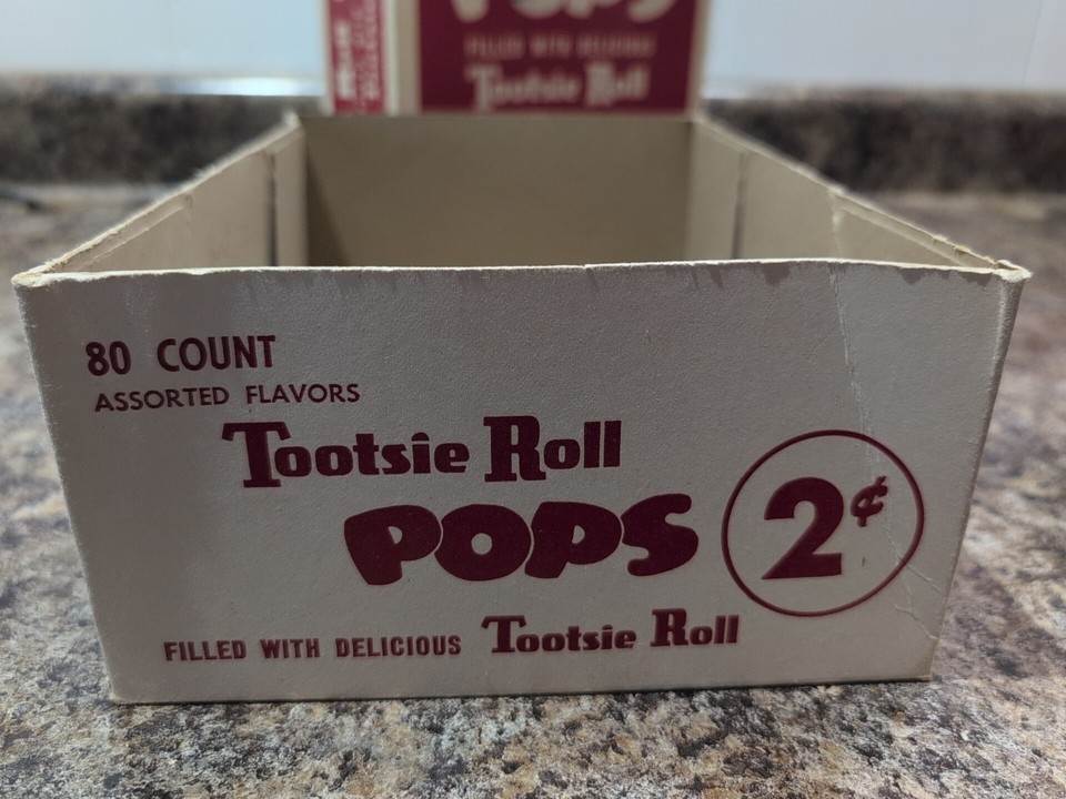Vtg Tootsie Roll Pops Candy Box Empty | eBay UK